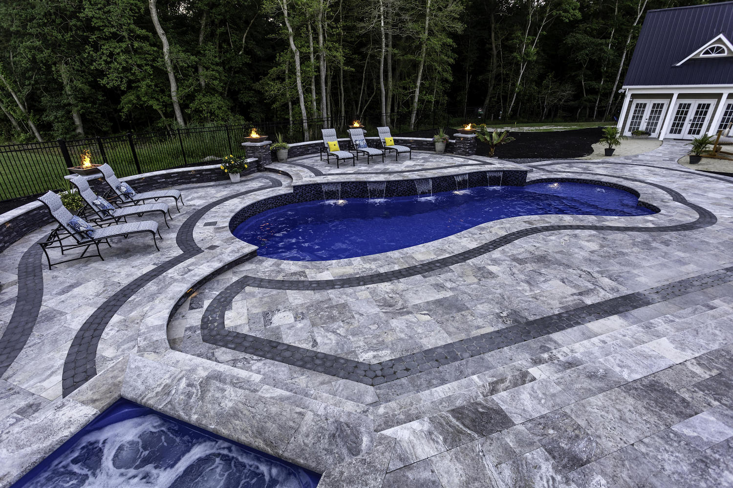 12x24 Silver Travertine Pool Coping Silver Grey Travertine Coping